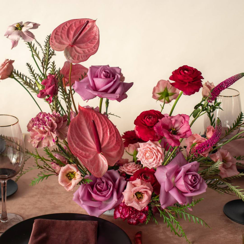 Hidden Vase Centrepiece | Order Wedding Flowers in Downtown Toronto